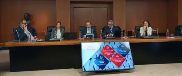 Jornalistas portugueses em visita à MAPFRE em Espanha